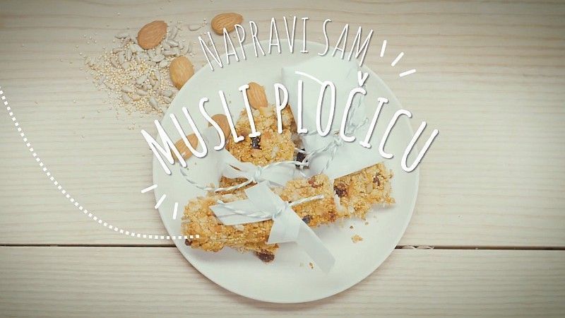 Homemade musli pločica - dm ženska utrka
